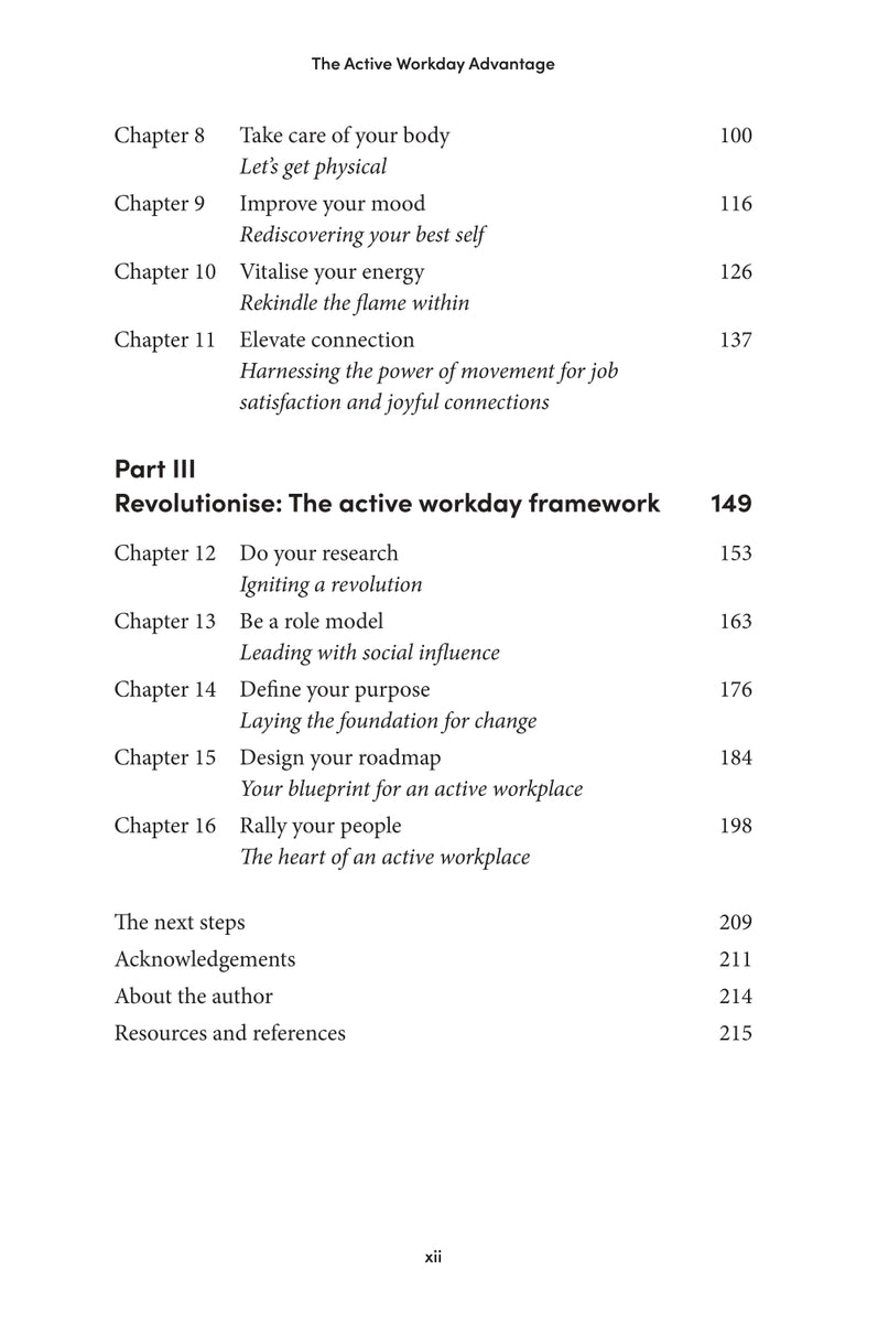 The Active Workday Advantage: Unlock your most energised, engaged and ...